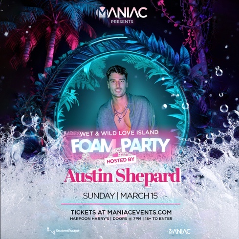 Spring Break 2026: Foam Parties at Harpoon Harry's